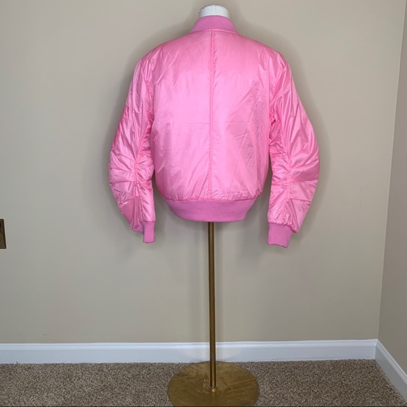 Boohoo | Jackets & Coats | Boohoo Pink Bomber Jacket | Poshmark